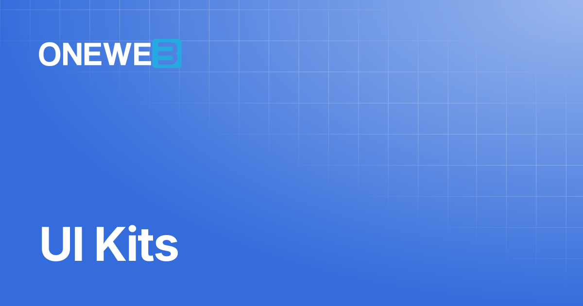 UI Kits | TH | ONEWEB Platform