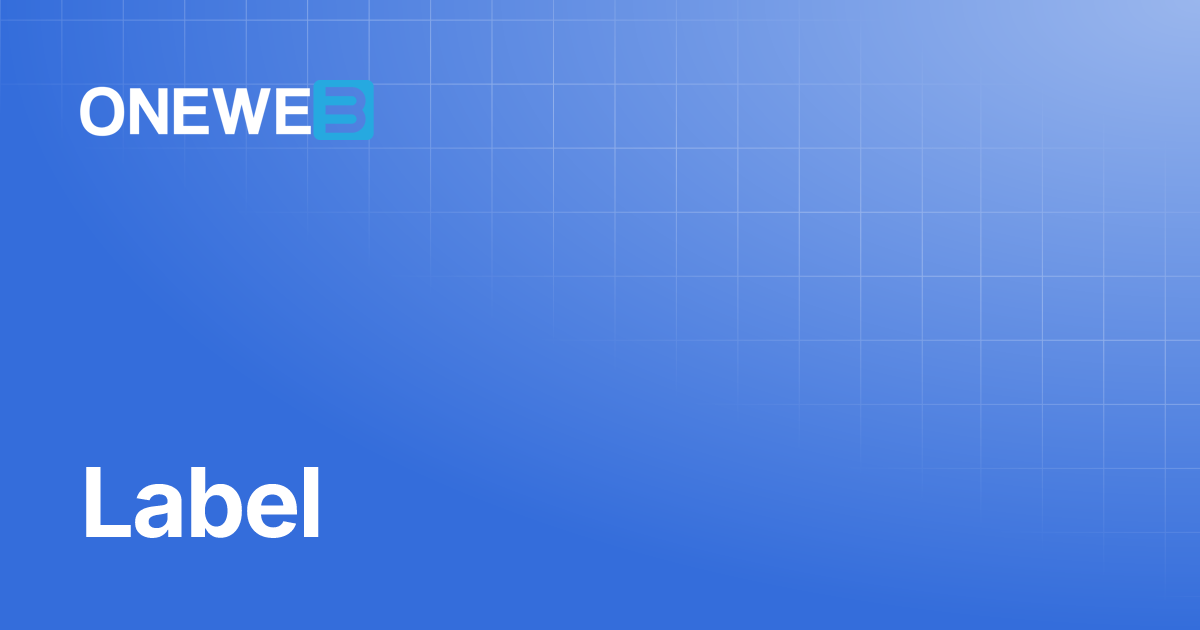 Label | ONEWEB Platform